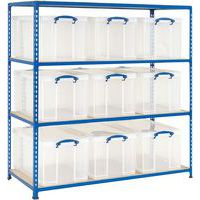 Rek voor opbergboxen - 35 liter - Hoogte 1600 mm | Manutan