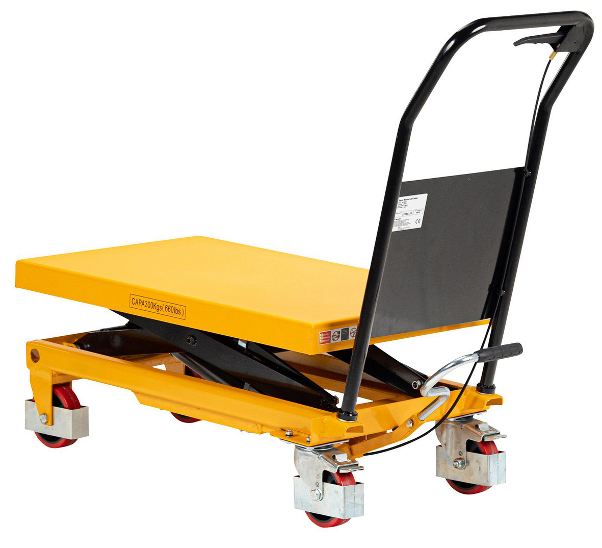 Mobiele heftafel - Draagvermogen 300 kg - Manutan Expert - Manutan.nl