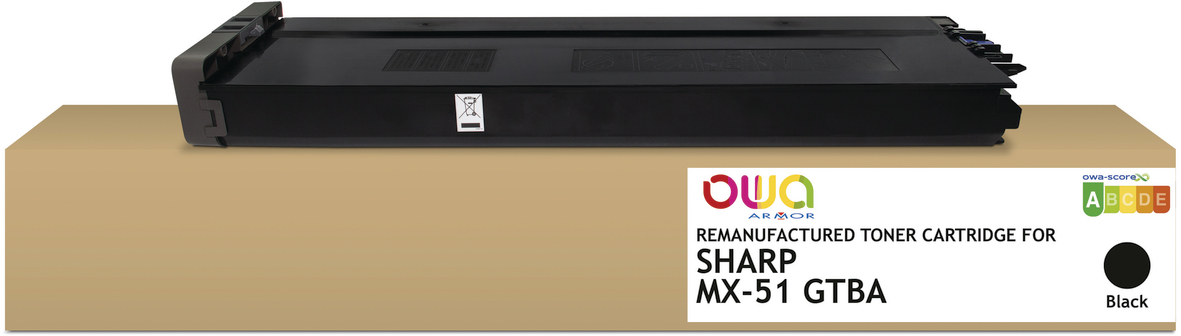 Toner refurbished Sharp MX-51 GT - Owa - Manutan.nl