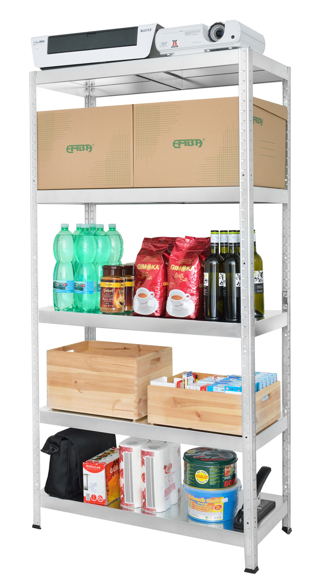 Metalen legplank zonder schroeven - Manutan.nl