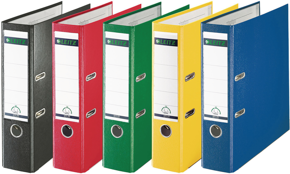 Ordner 180 graden met hefboom - Rugbreedte van 80mm - Leitz - Manutan.nl