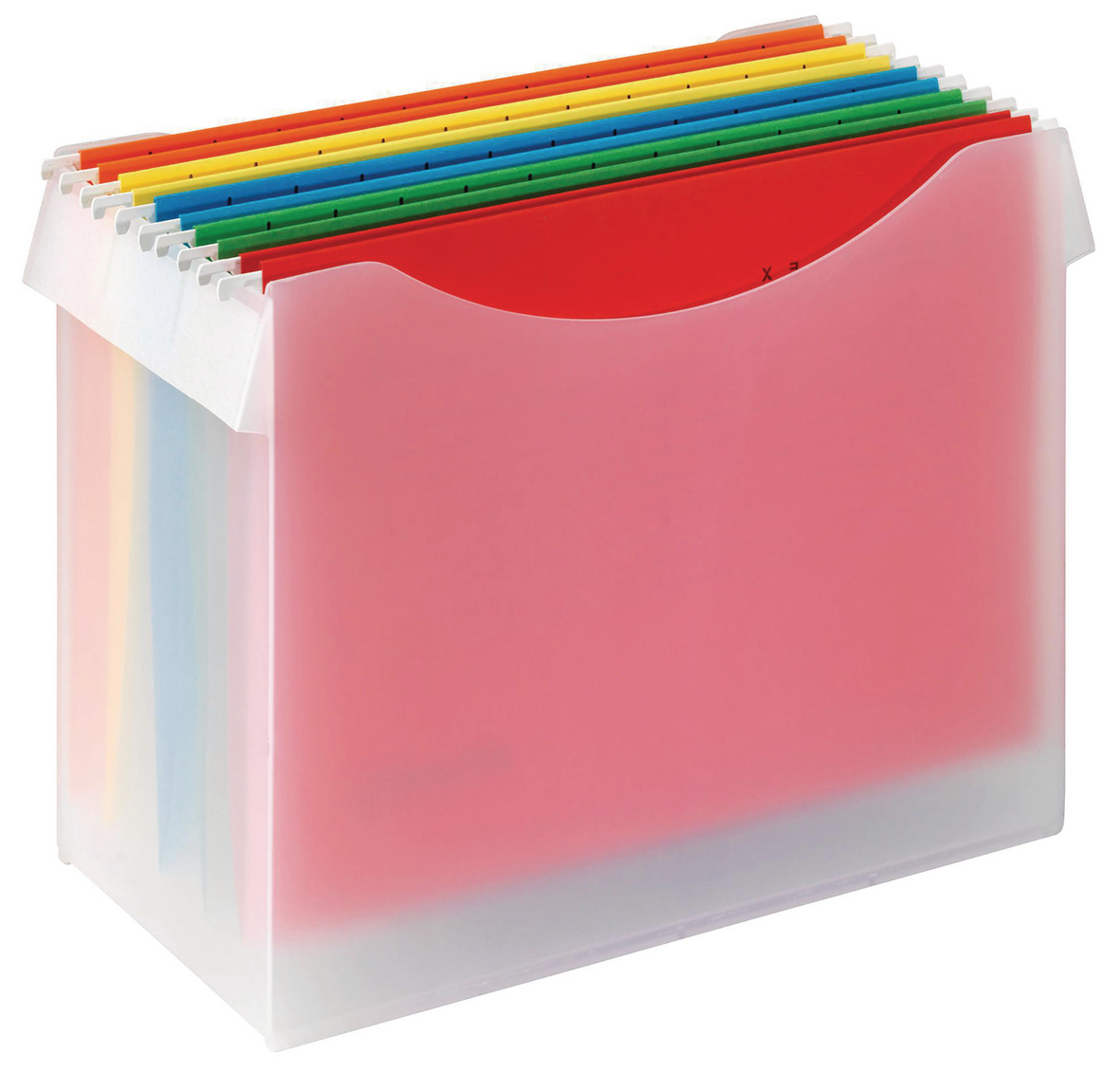 Dossierhouder Variobox met 5 hangmappen - Manutan.nl