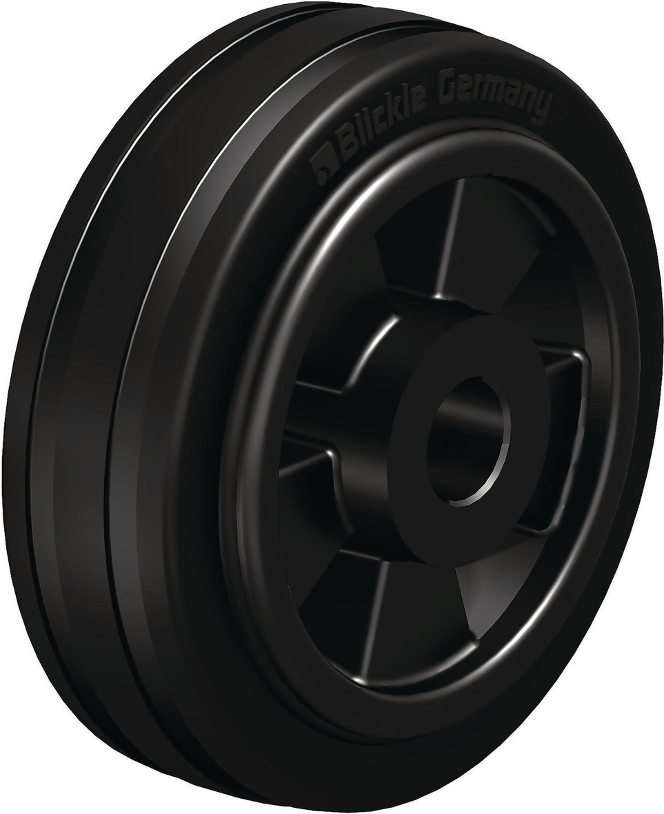 Wiel massief rubber band met kunststof velg VPP - Blickle - Manutan.nl