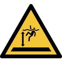 Pictogram Waarschuwing: diep water - Manutan.nl