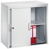 Archiefkast met schuifdeur staal Serie S2000 bureauhoogte - CP - Manutan.nl