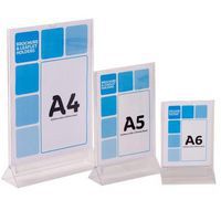 Posterhouders voor op tafel - Showdown-displays - Manutan.nl