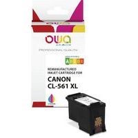Inktcartridge refurbished Canon CL-561 XL - 3 kleuren - Owa - Manutan.nl