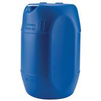 Vat 30 l blauw rond met vlakken en 2 spongaten gehomologeerd - Manutan.nl