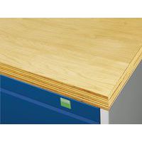 Werkblad Cubio 650mm (B) x 650mm (D) multiplex - BOTT - Manutan.nl