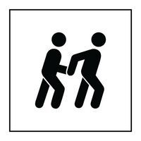 Pictogram toegankelijkheid voor persoonlijke begeleider in PVC - Manutan.nl