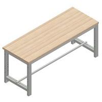 Werkbank laag met multiplex blad - 800 kg - Manutan Expert - Manutan.nl