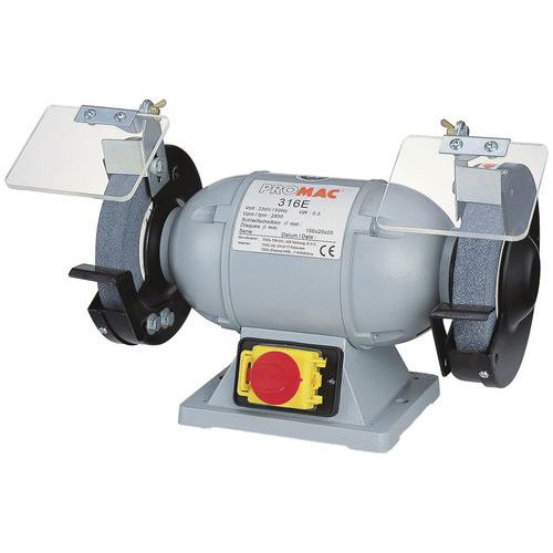 Slijpmachine 2 schijven - Slijpschijf Ø 150 mm - 200 W | Manutan