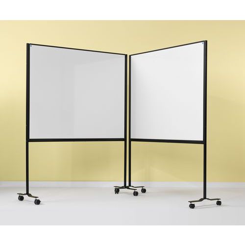 Verrijdbaar Work Board, emailstaal wit - Smit Visual - Manutan.nl