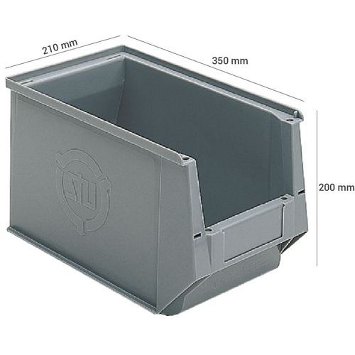 Silafix stapelbak - Lengte 90 tot 500 mm - 0,9 tot 24,6 liter - UTZ ...