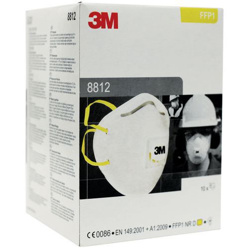 Wegwerpmasker 3M - FFP1 - Schelpvormig | 3M | Manutan