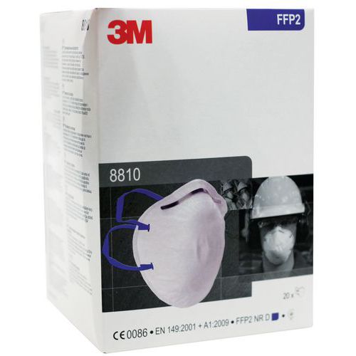 Wegwerpmasker 3M - FFP1 - Schelpvormig | 3M | Manutan