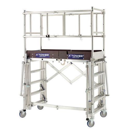 Aluminium steiger X Tower - Tubesca - Manutan.nl