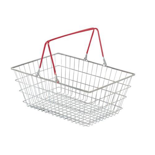 Winkelmand in staaldraad - Lengte 460 mm | Manutan