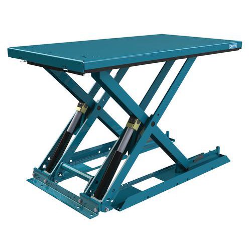 Extra platte, ergonomische en vaste handbediende heftafel MX-10 ...