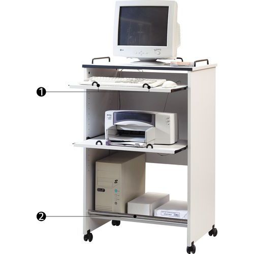 Verrijdbaar computermeubel | Manutan