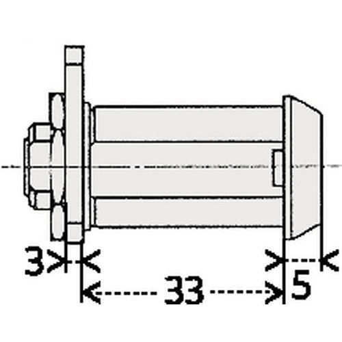 Milieuvriendelijk kantelslot - lengte behuizing 33 mm - Eurolocks ...