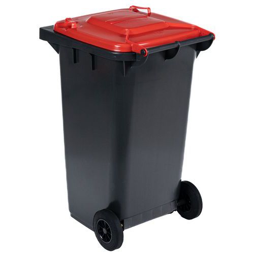 Mobiele container voor afvalscheiding - 240 l - Manutan Expert - Manutan.nl