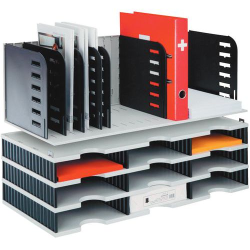 Sorteerrek Styrodoc - 9 vakken | Manutan