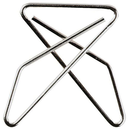 Grote metalen bevestiging - 30 x 40 mm - Manutan.nl