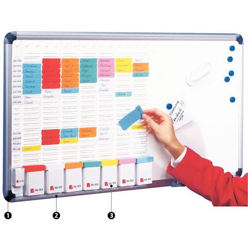 Planbord en whitebord 2-in-1 - Nobo - Manutan.nl
