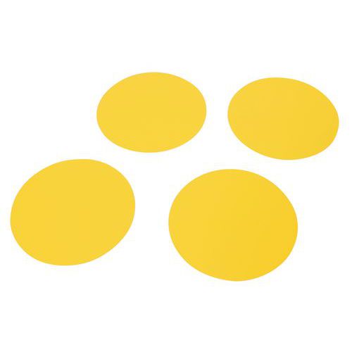 Sticker voor grondmarkering, rond, 90 mm - Manutan Expert - Manutan.nl