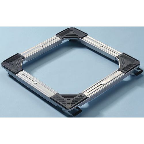 Frame steun voor wasmachine op wielen - Mottez - Manutan.nl
