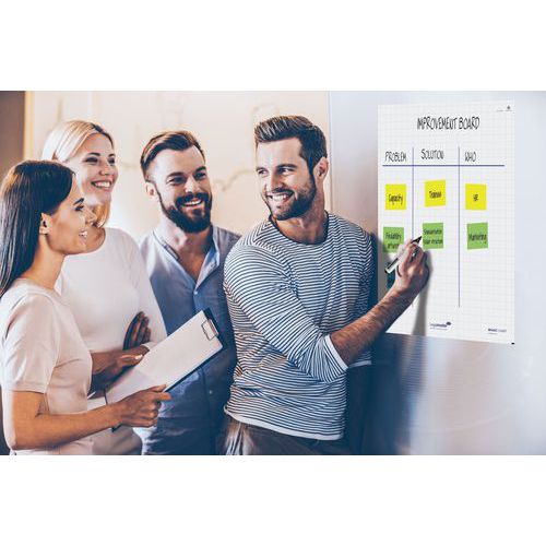 Elektrostatische vellen geruit Magic Chart - Set van 25 - Legamaster ...