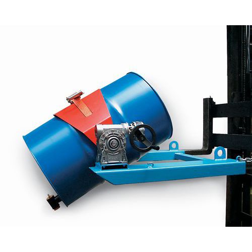 Vatenkantelaar met hendel en ketting - draagvermogen 300 kg - Manutan.nl