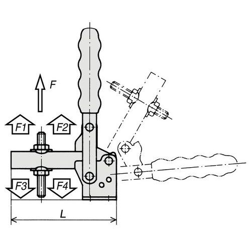 Snelspanner verticaal | Manutan