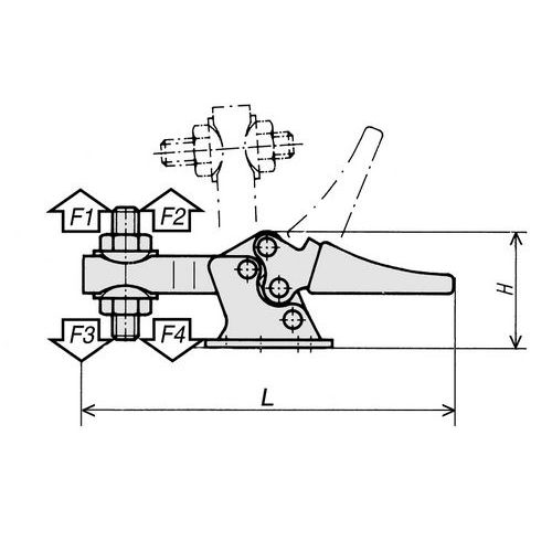 Mini-snelspanner horizontaal | Manutan