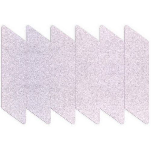 Akoestische wandtegels met band, parallellogram, PET - Smit Visual ...