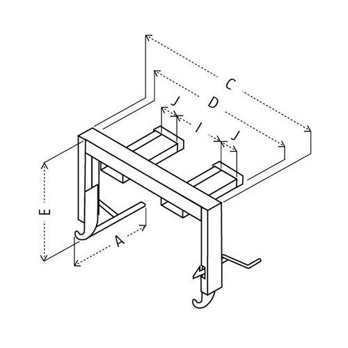 Hijsbalk - voor handmatig legen van kiepcontainers - Sameto - Manutan.nl