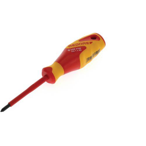Schroevendraaier VDE tbv kruiskopschroef PH VDE2160PH - Gedore - Manutan.nl