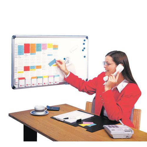 Planbord en whitebord 2-in-1 - Nobo - Manutan.nl