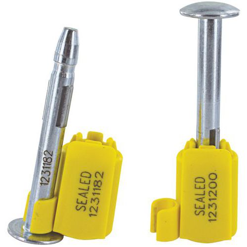 Verzegeling met dubbele nummering voor containers - Manutan.nl