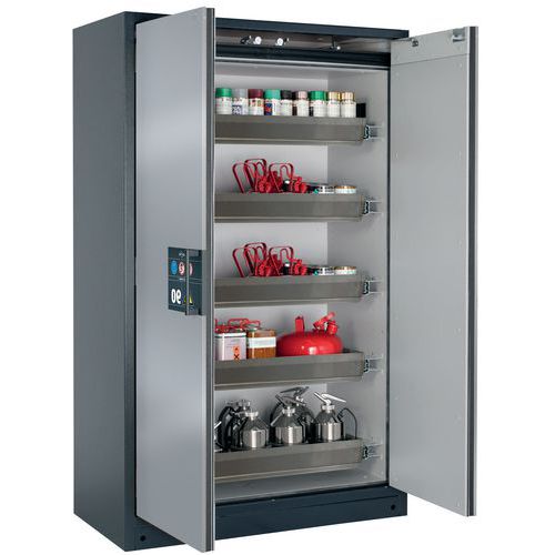 Veiligheidskast Q-CLASSIC-90 Q90.195.120 grijs/zilver_Asecos - Manutan.nl