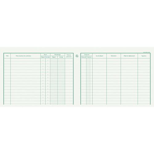 Logboek voor rittenregistratie - Exacompta - Manutan.nl