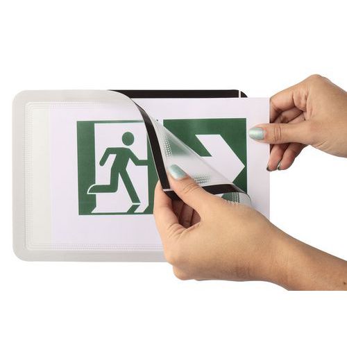 Insteekmap voor wissellijst Magneto - zelfklevende herplaatsbare rug ...