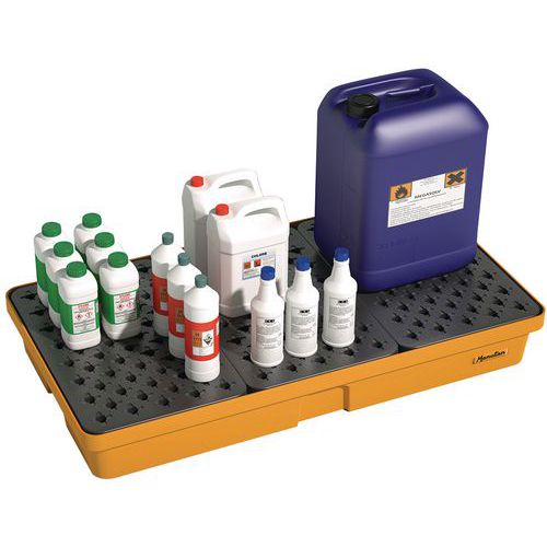 Kunststof opvangbak laboratorium - 90 L - Manutan Expert - Manutan.nl