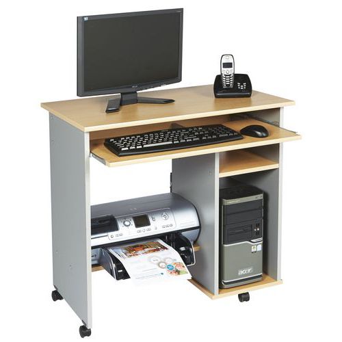 Computermeubel Alpha - verrijdbaar - Manutan.nl