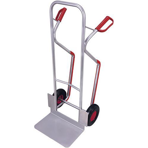 Steekwagen aluminium met grote schep - Manutan.nl