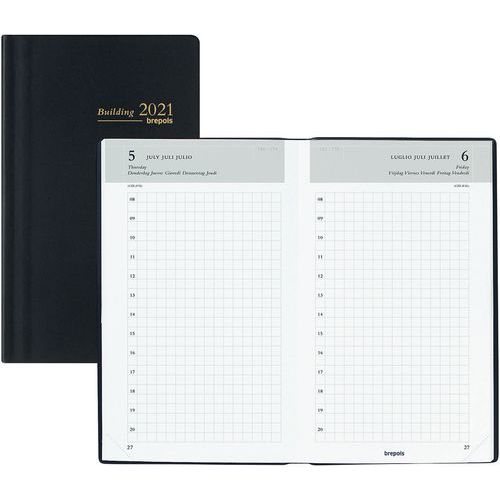 Agenda 2021 Building Seta, 1 dag per pagina, vierkant - Manutan.nl