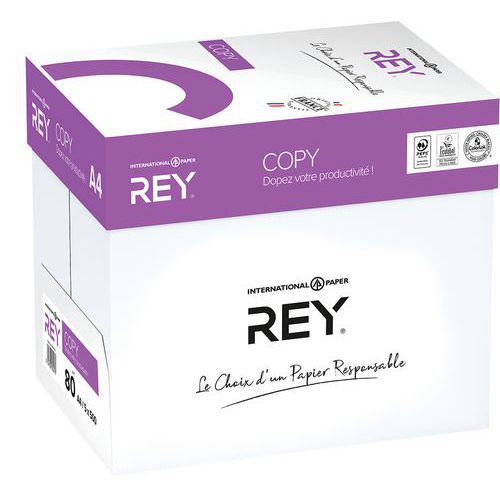 Papier Rey Copy A4 80 g set van 5 pakken papier - Manutan.nl