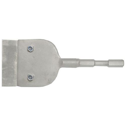 Beitel plat 102mm lang met 1 schraapblad Rodac - Manutan.nl