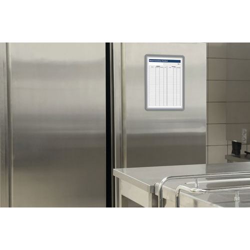 Magnetische insteekmap voor wissellijst Magneto Solo A3 - Manutan.nl